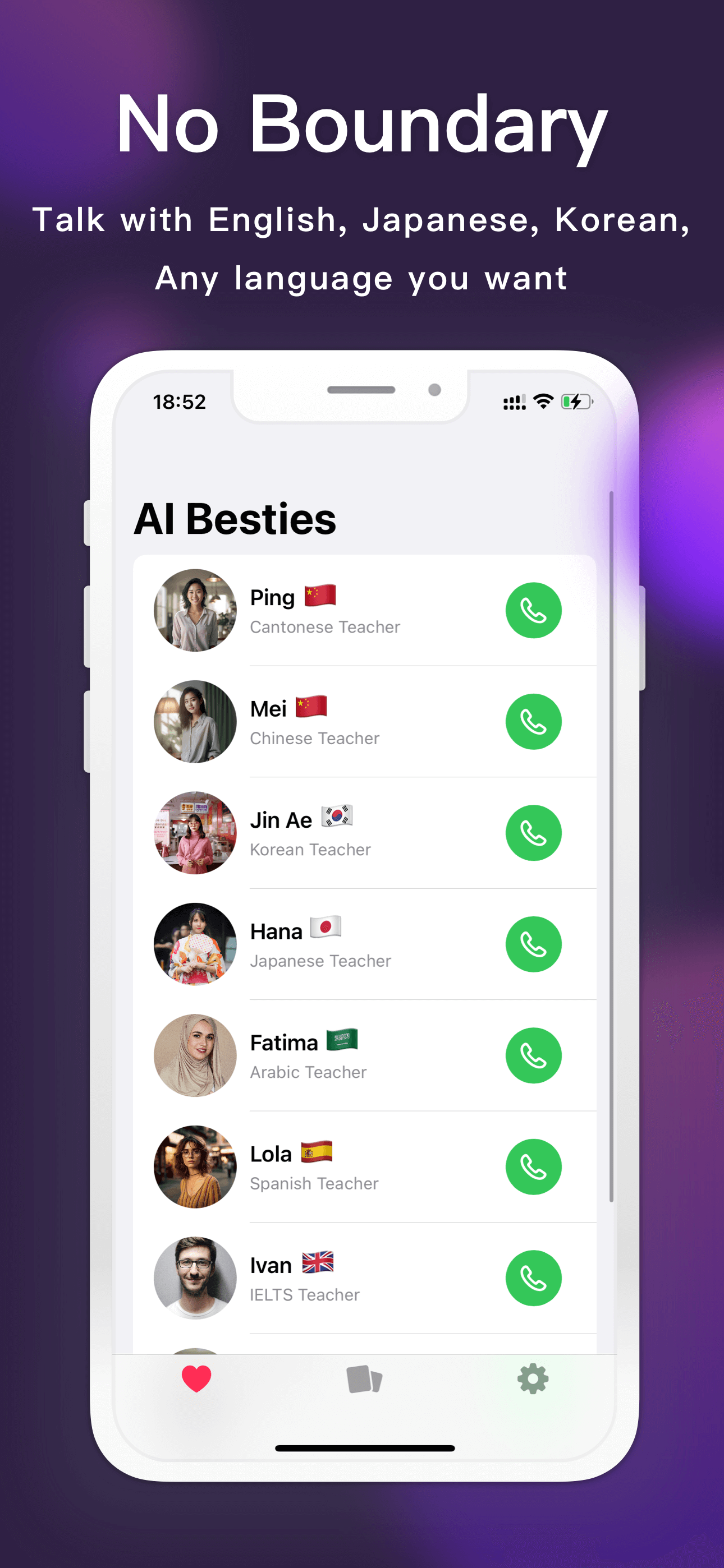 Ainder - Find AI Friends like Tinder - Talk with AI character you like - Oka Apps