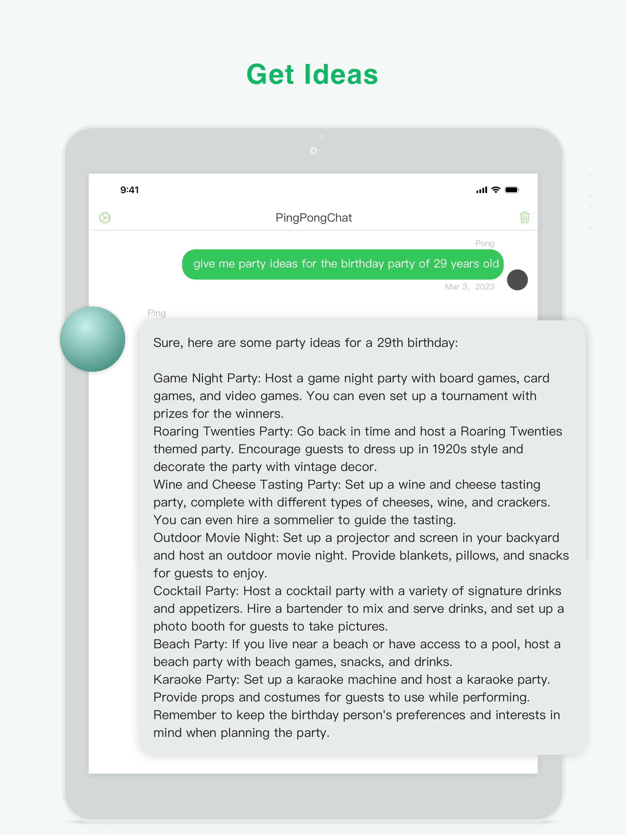 PingPongChat-Best ChatGPT client - Chat with AI - Oka Apps